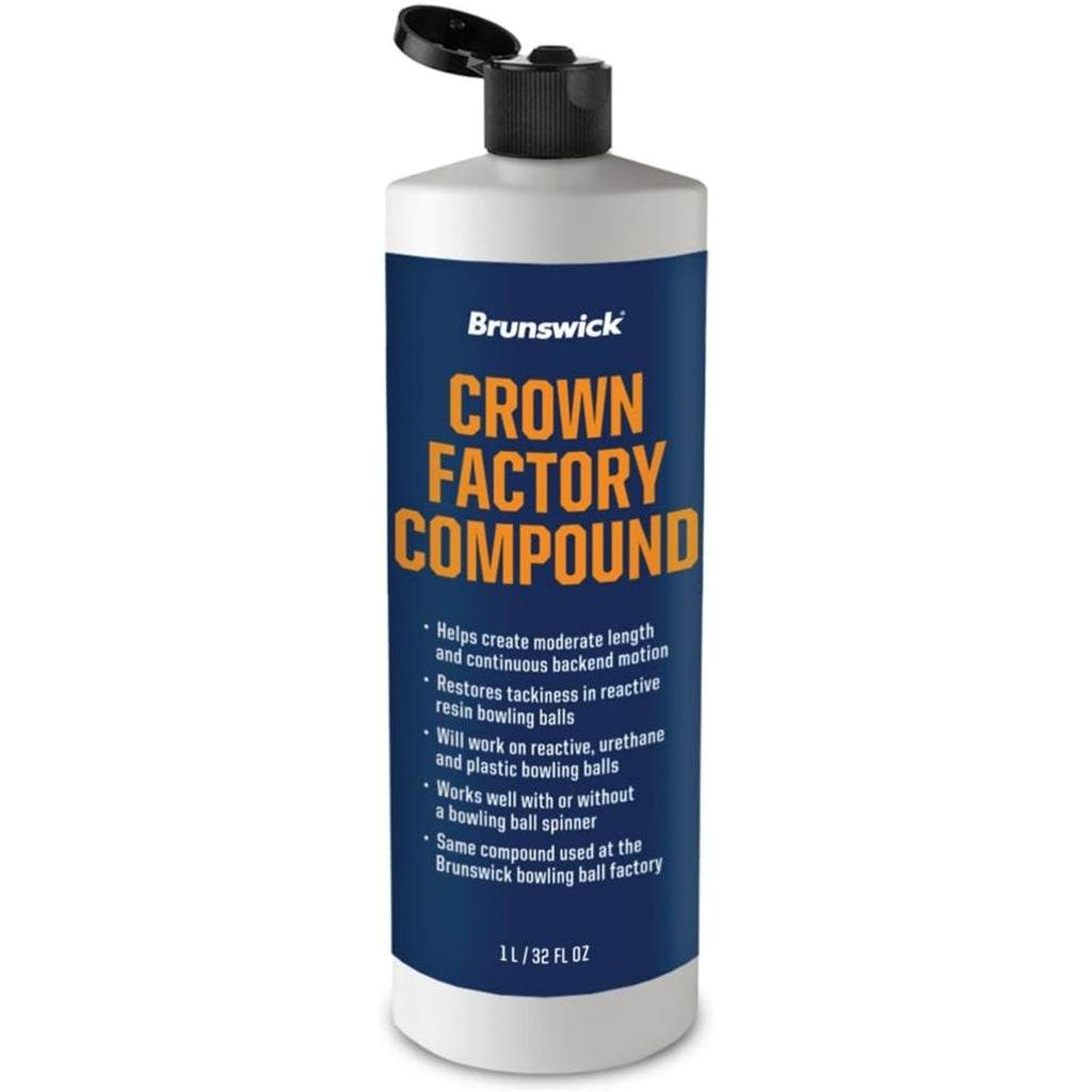 Brunswick Crown Factory Compound Bowling Ball Polish 32oz – Great Call ...
